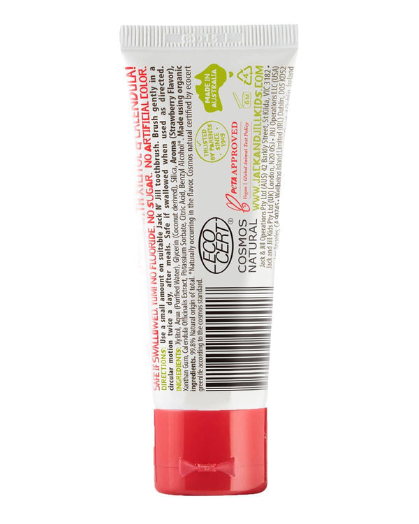 Tooth Buddy Pack - Natural Certified Toothpaste Strawberry + Kids Toot ...